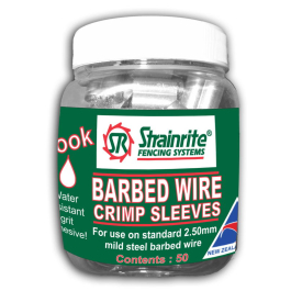 Crimp - Barbed Wire Crimps Pottle 50