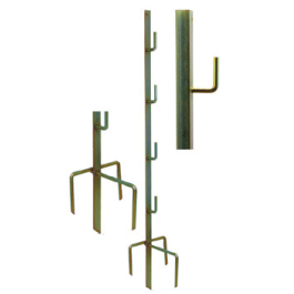 Heavy Duty End/Corner Metal Electric Fence Post | Electric Fencing Direct