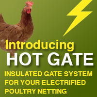 Hot Gate for Poultry Netting
